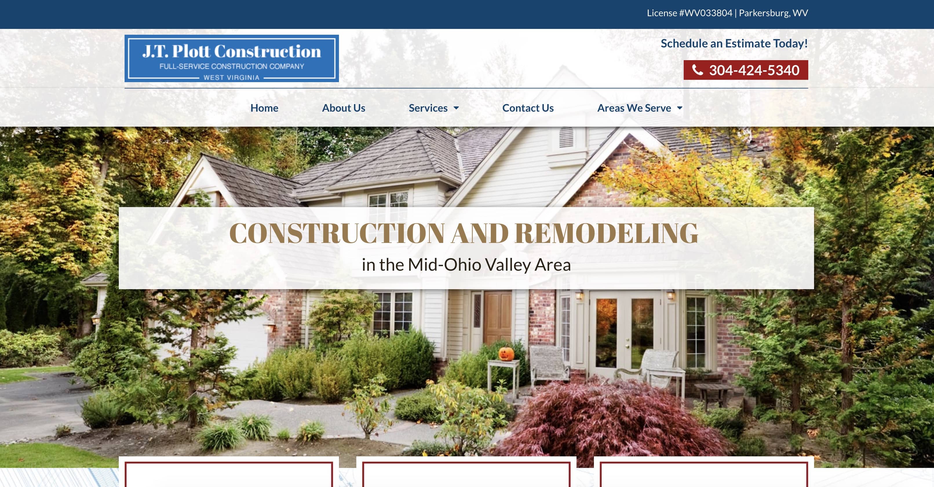 J.T. Plott Construction - EZToUse Web