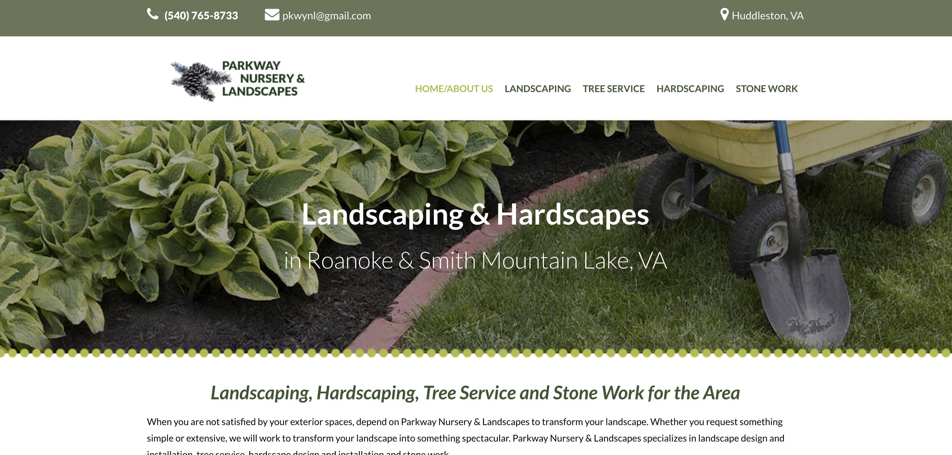 Parkway Nursery & Landscapes - EZToUse Web