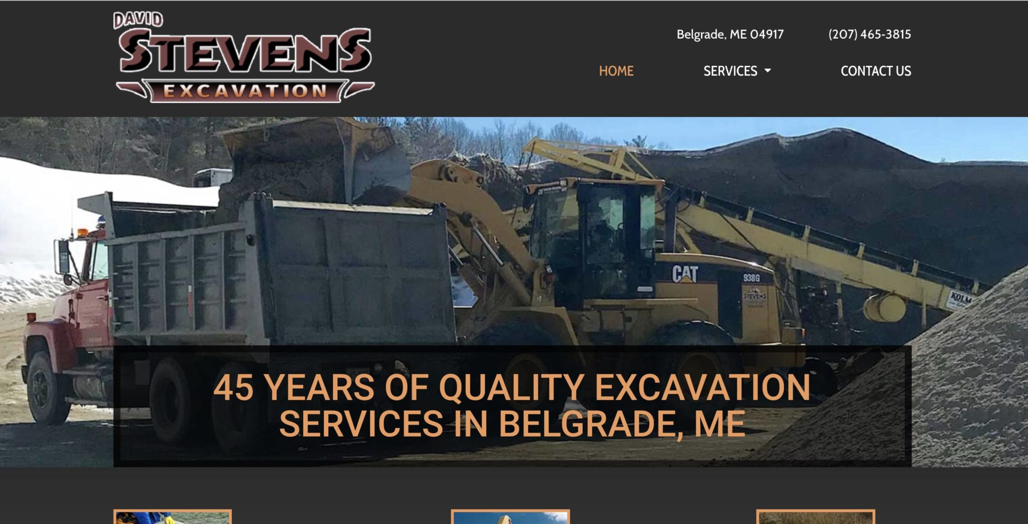 Stevens Excavation - EZToUse Web