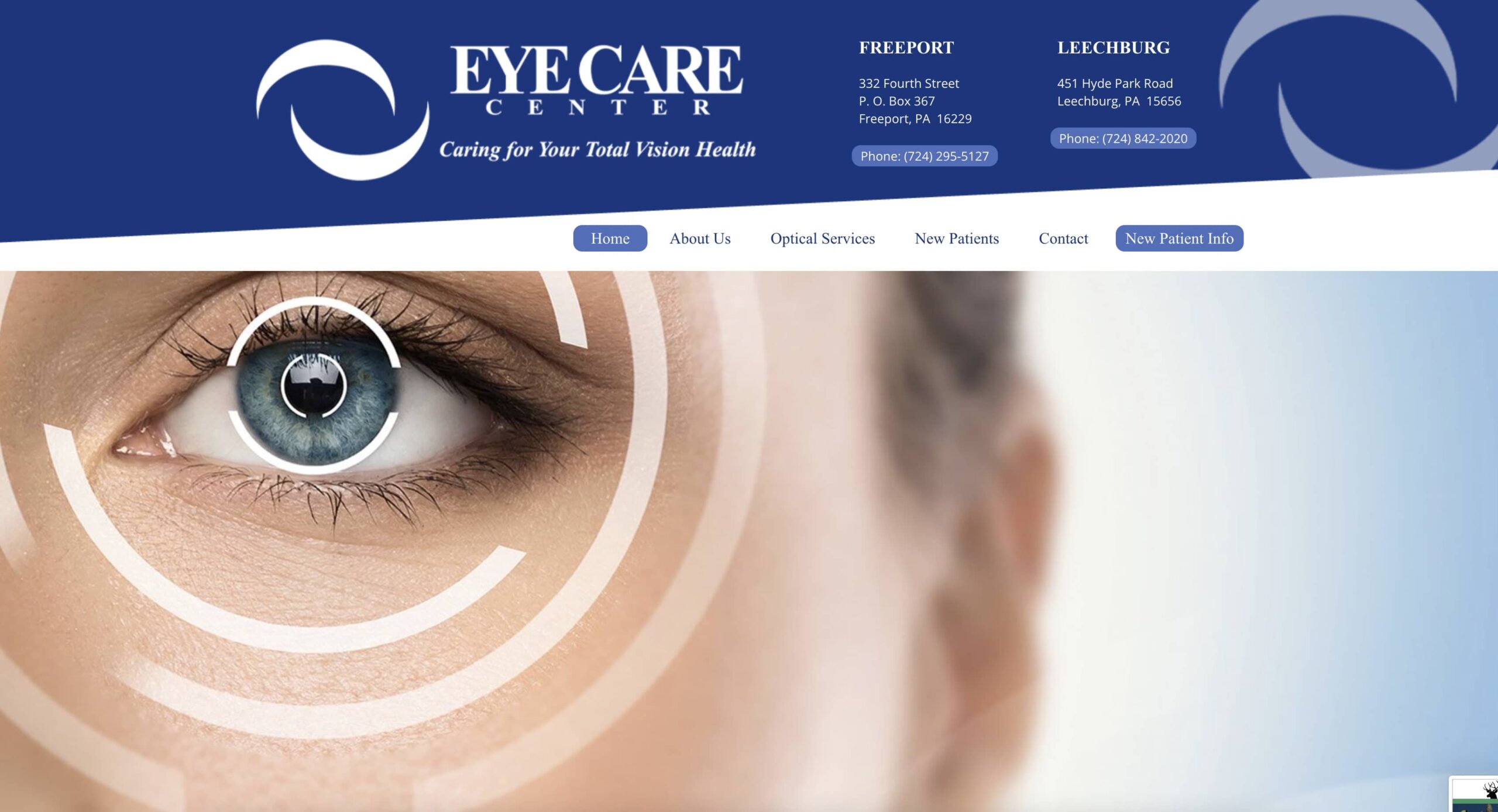 Eye Care Center - EZToUse Web